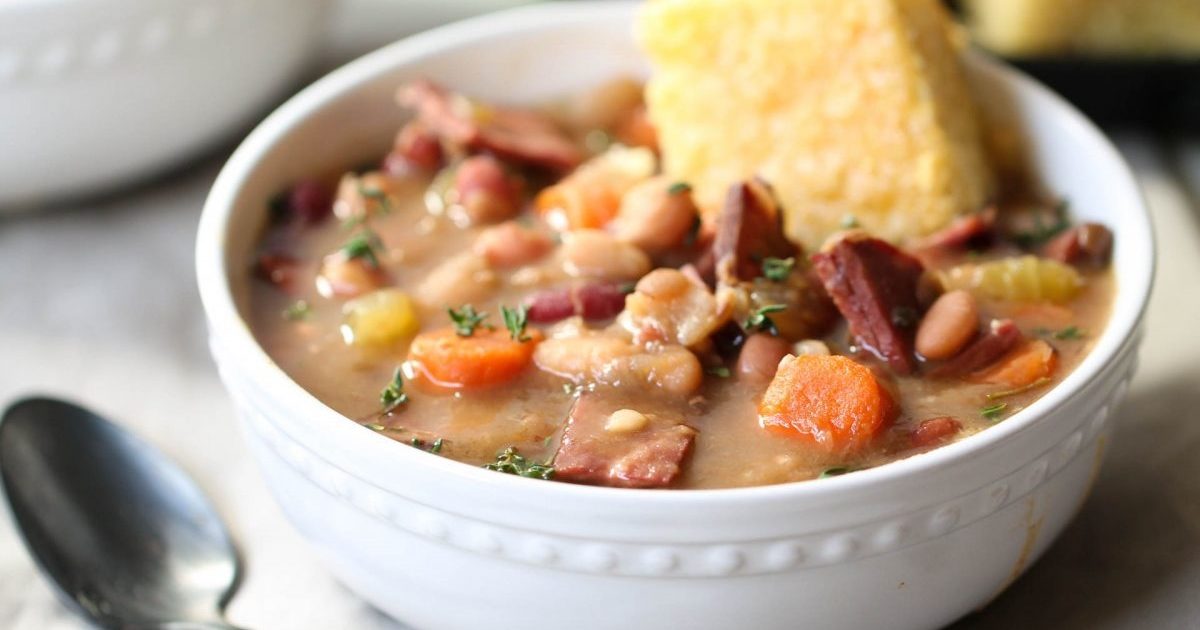Six Sisters' Slow Cooker Ham and Beans | Hurst Beans