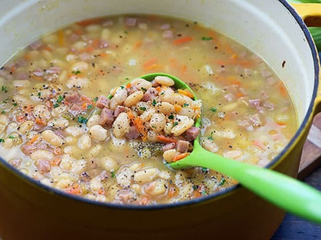 White Bean and Ham Soup | Hurst Beans